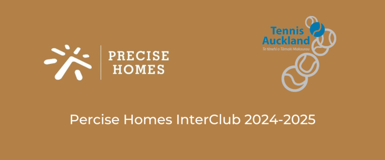 Precise Homes Partners with Tennis Auckland - Tennis Auckland